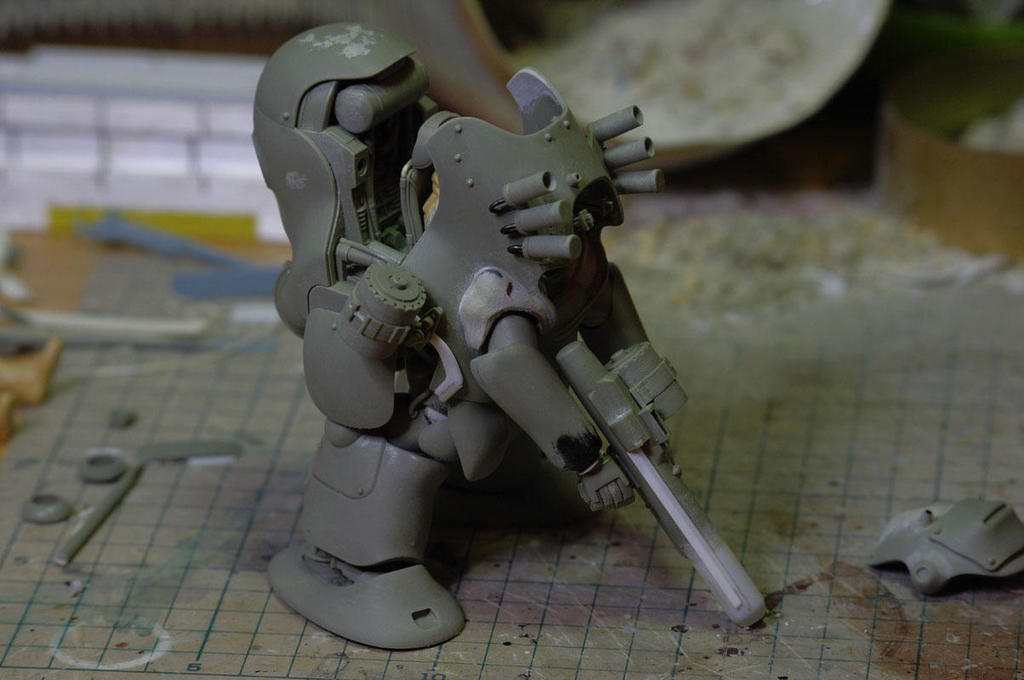 MK44 予備マガジン取付け: katz模型制作室