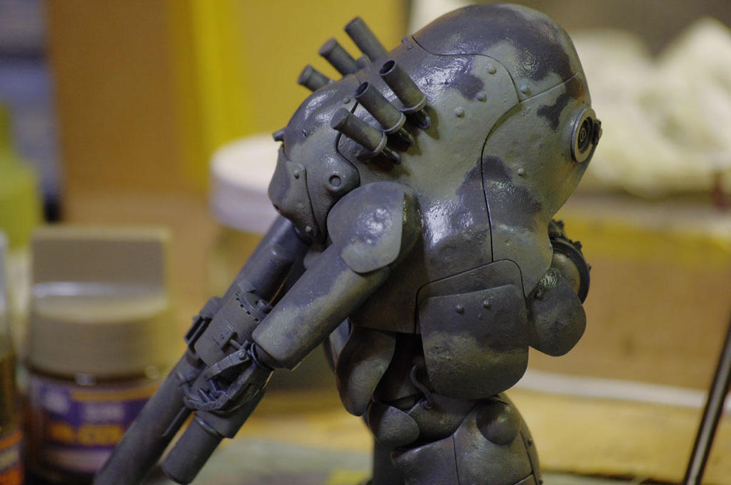 MK44 迷彩塗装続き、パイロット塗装開始: katz模型制作室